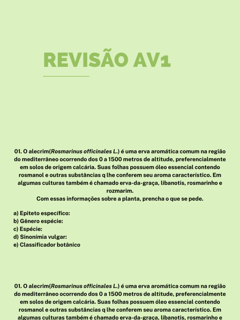 Revisão AV1 - 20230913 - 082208 - 0000 | PDF