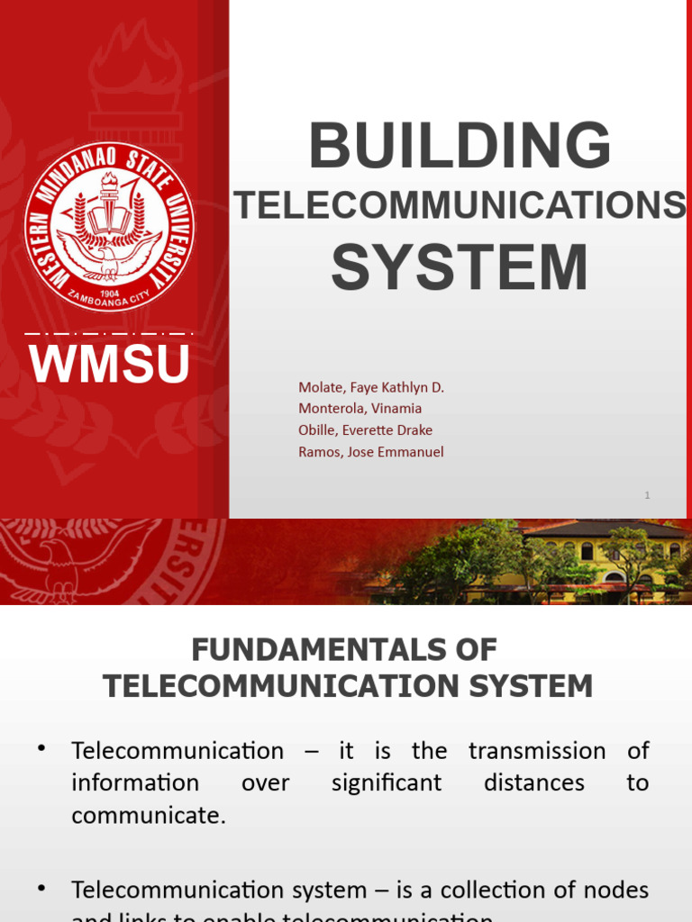 Telecommunication System | PDF | Transmission Medium | Computer Network