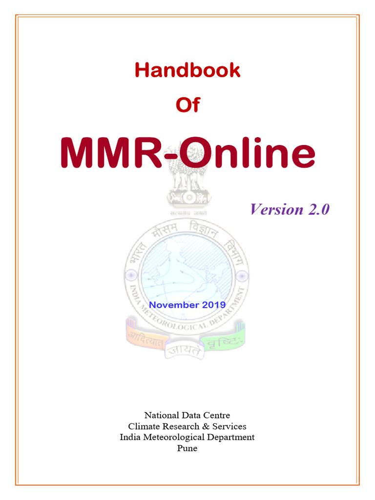 Handbook of MMR-Online | PDF | Meteorology | Computing