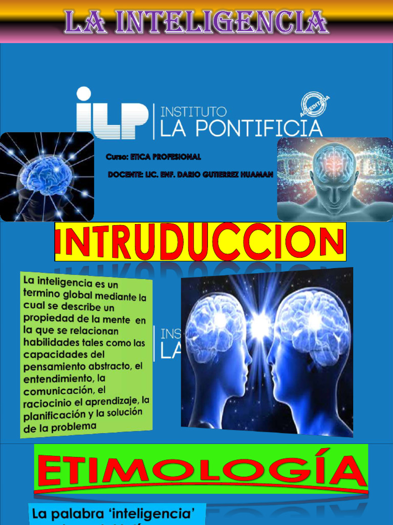 Tipos y características de la inteligencia | PDF