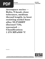 DIN EN 6081:2016 Aerospace Rivets Standard | PDF | Metals | Materials