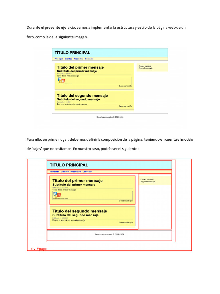 UD04A01.- css básico I | PDF | HTML | Hipervínculo