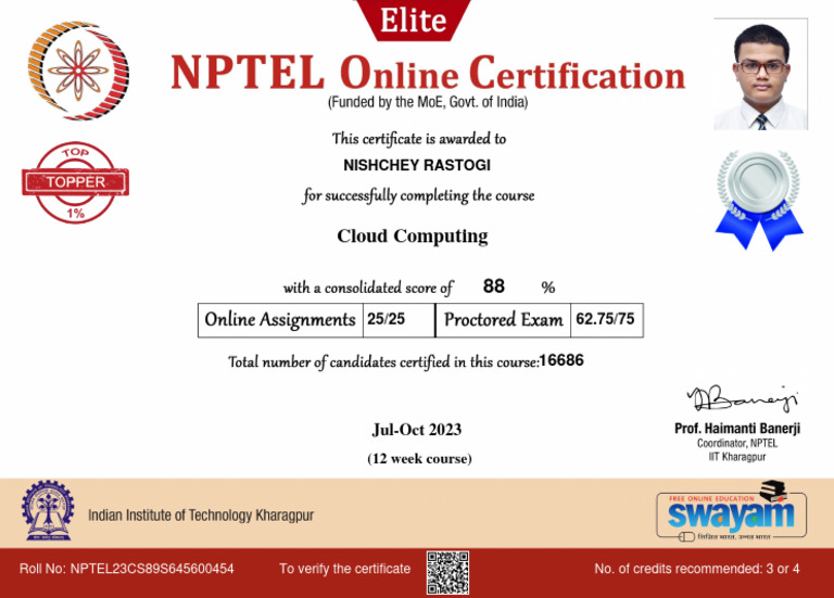 Cloud Computing IIT Kharagpur | PDF