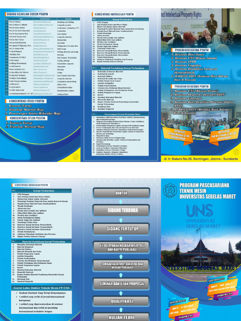Pamflet Pasca Teknik Mesin Uns | PDF