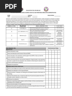 Injection Technique Assessment Form Blank | PDF | Injection (Medicine ...