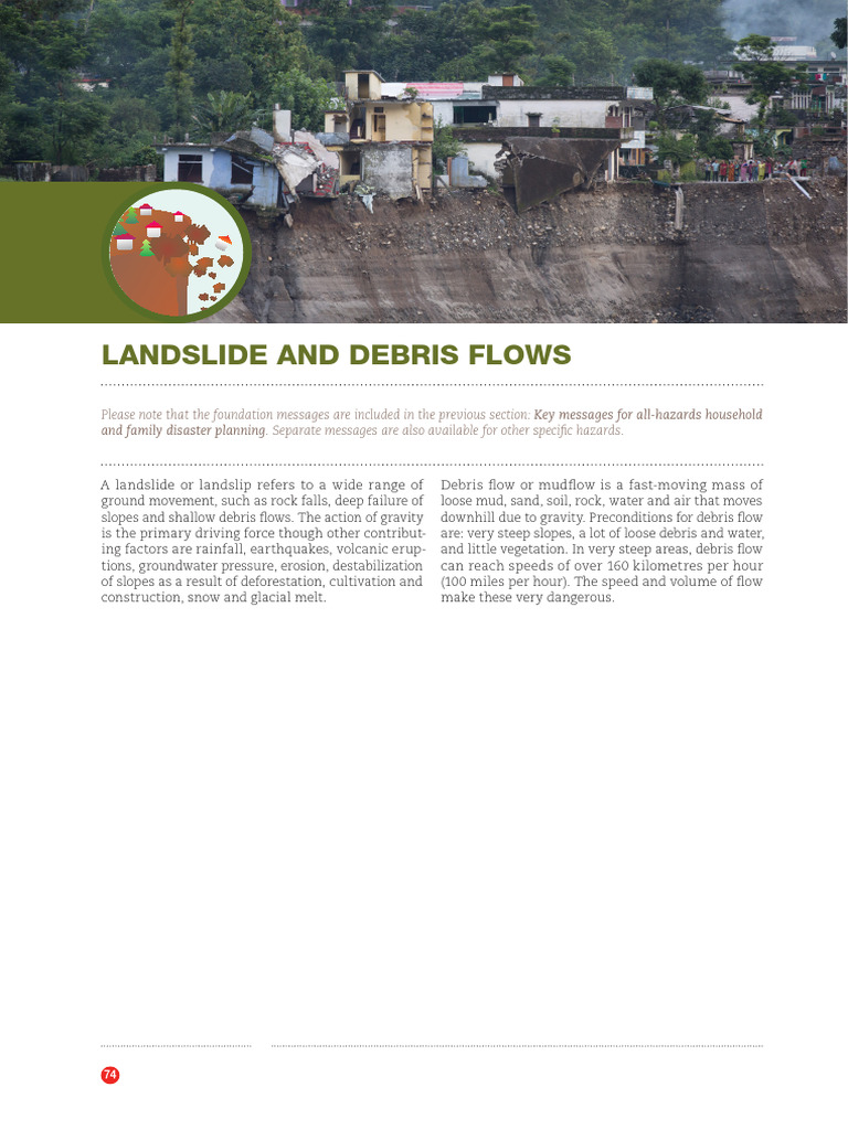 Landslide Safety Guide | PDF | Landslide | Geology