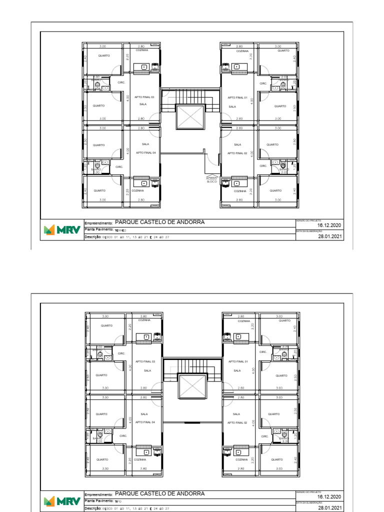 Planta Baixa Apartamento | PDF