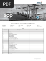 Vessel Stacking Schedule Update | PDF