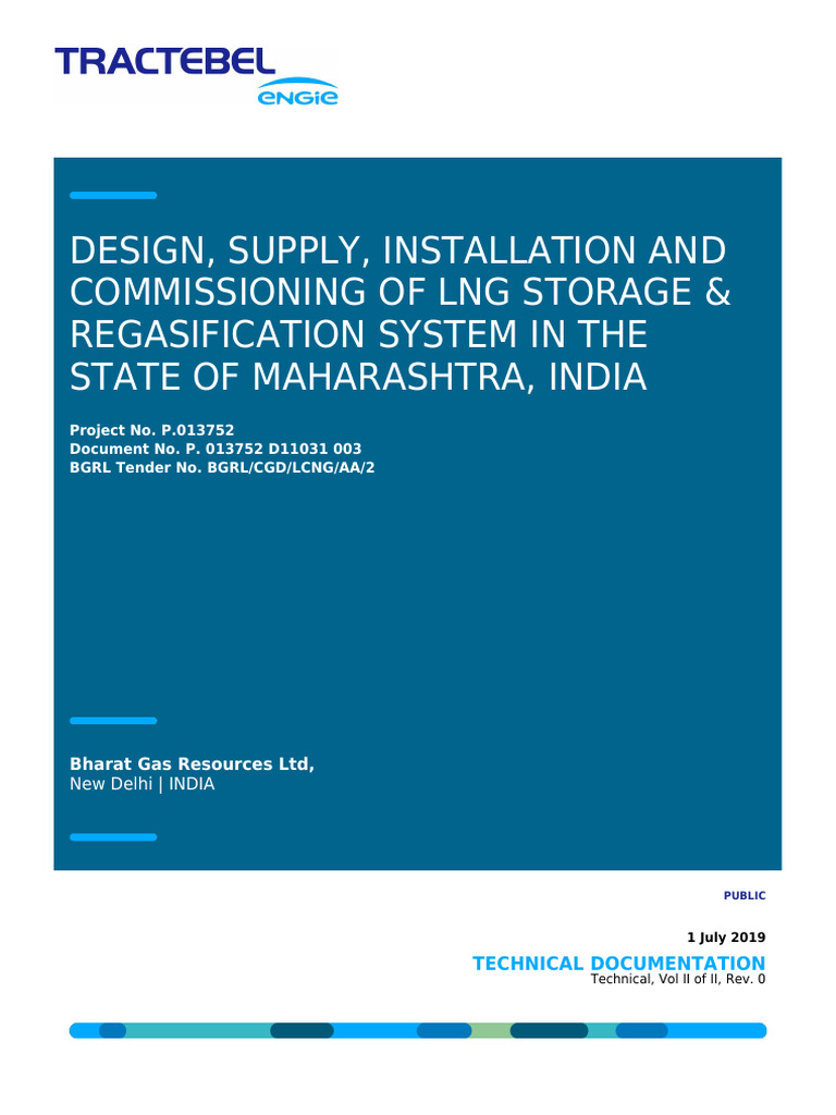 LNG Storage & Regasification System Design | PDF | Pump | Liquefied ...