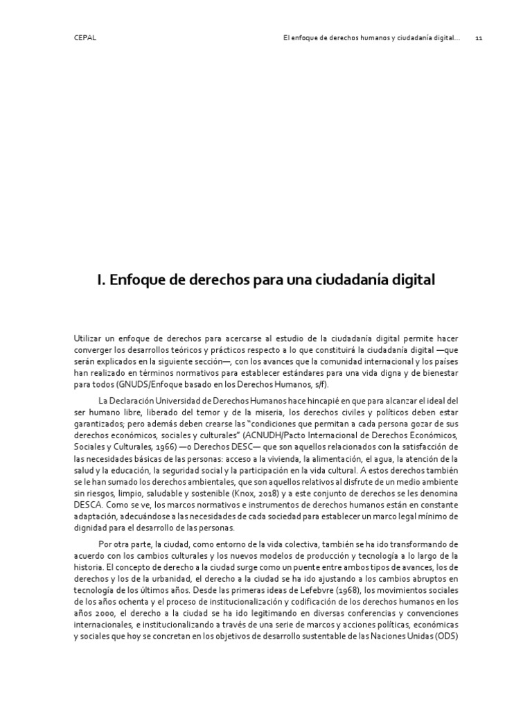 Ciberderechos y ciudadanía digital | PDF | Derechos | Ciudadanía