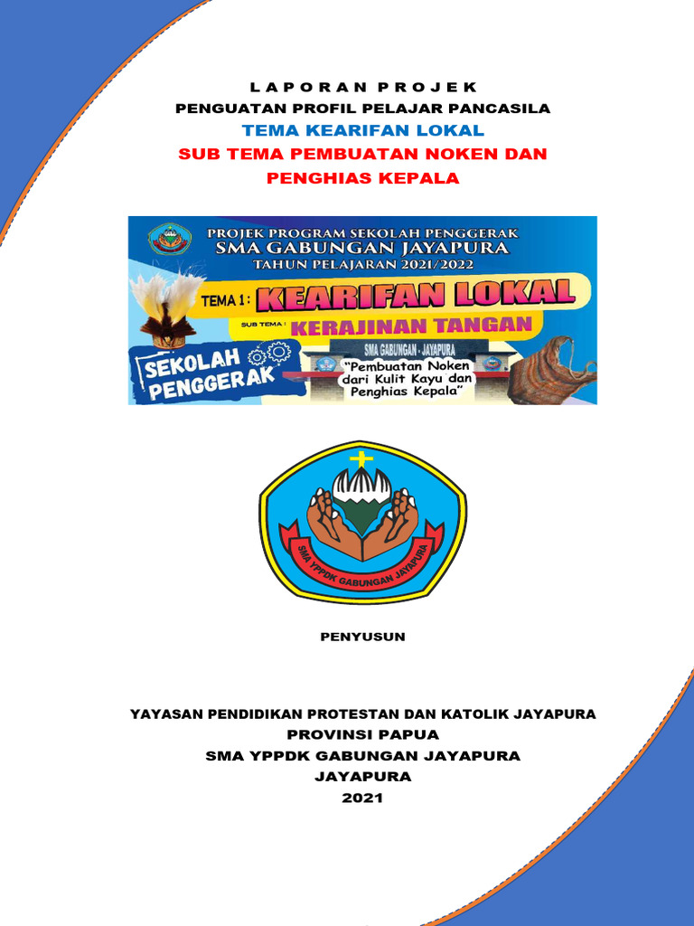 Laporan Projek Kearifan Lokal Noken | PDF | Karier & Perkembangan