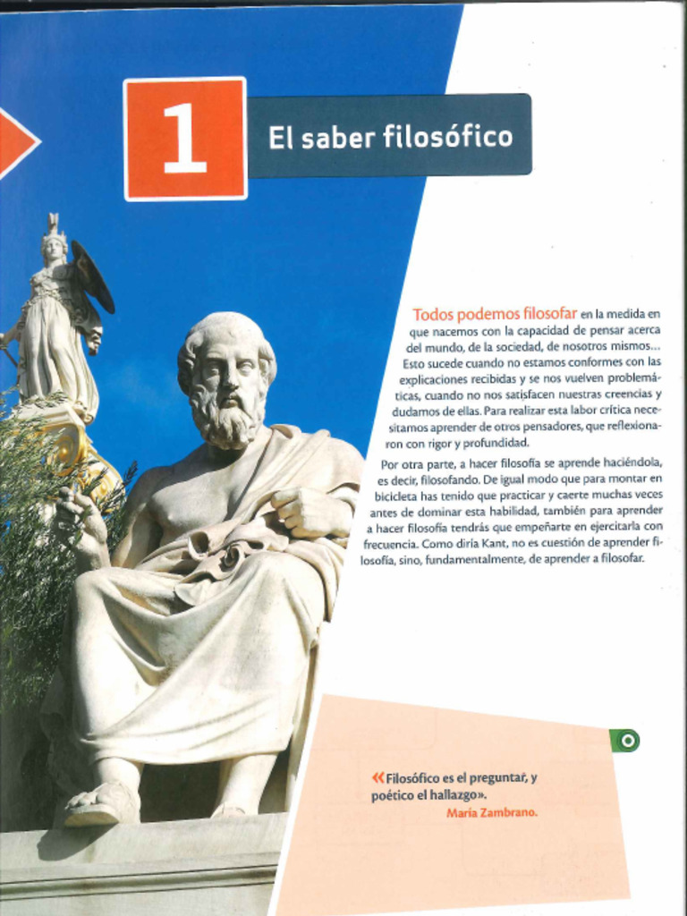 Tema 1 El Saber Filosófico | PDF