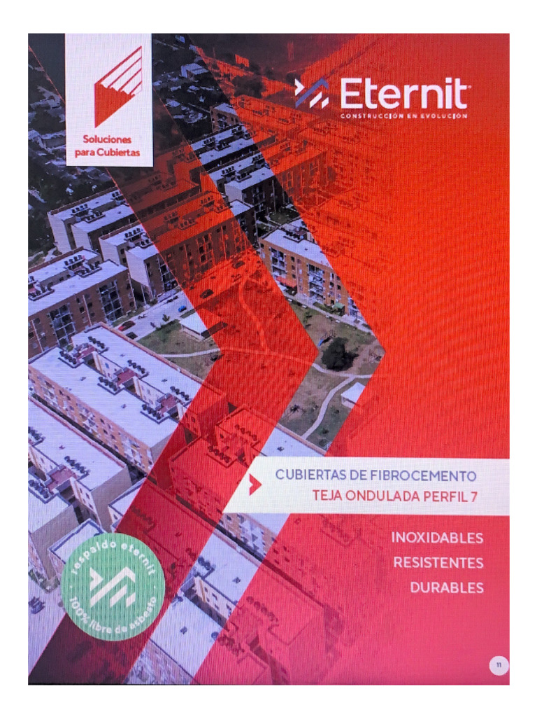 Cubiertas De Fibrocemento Eternit | PDF