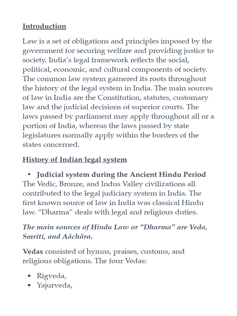 Indian legal system | PDF | Separation Of Powers | Equity (Law)