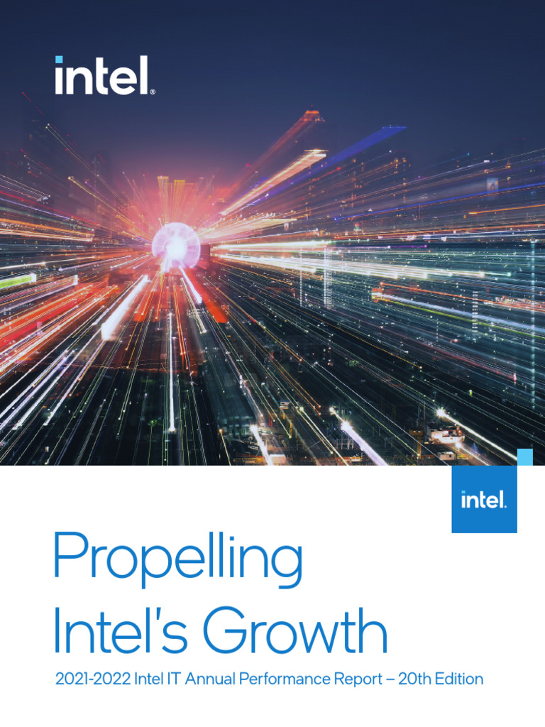 Intel It Annual Performance Report 2021 2022 Paper | Download Free PDF ...