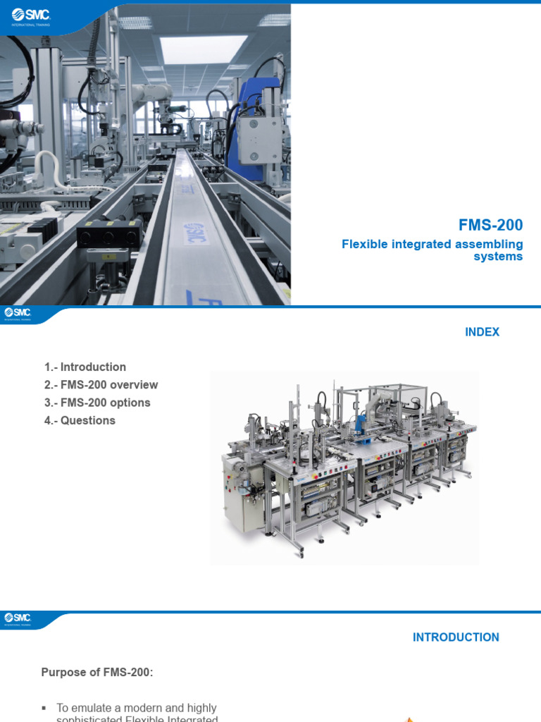 Presentacion FMS en | PDF | Actuator | Programmable Logic Controller