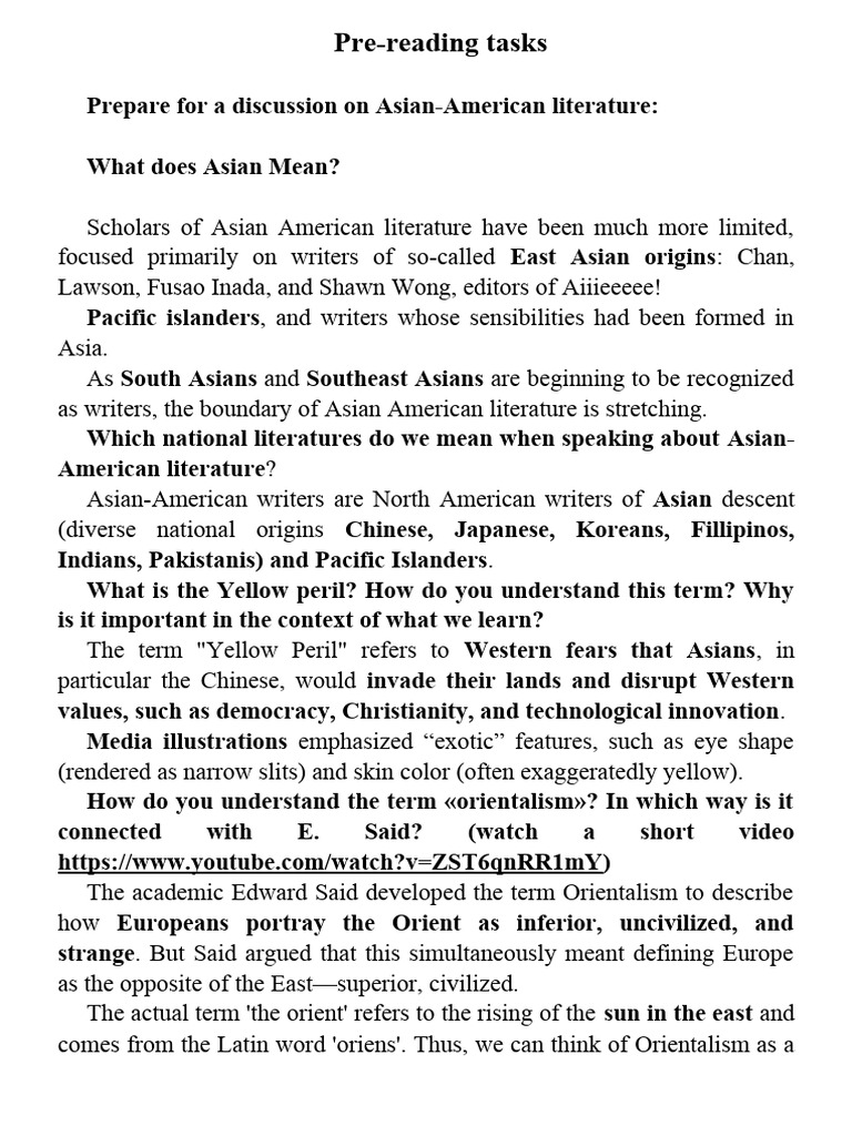 Asian-American Literature | PDF