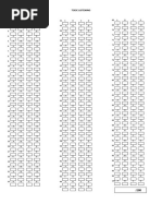 Multiple Choice Bubble Sheet Template Customize This Word | PDF ...