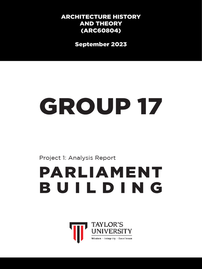 Group 17 Project 1 Analysis Report Parliament Building Compressed | PDF ...
