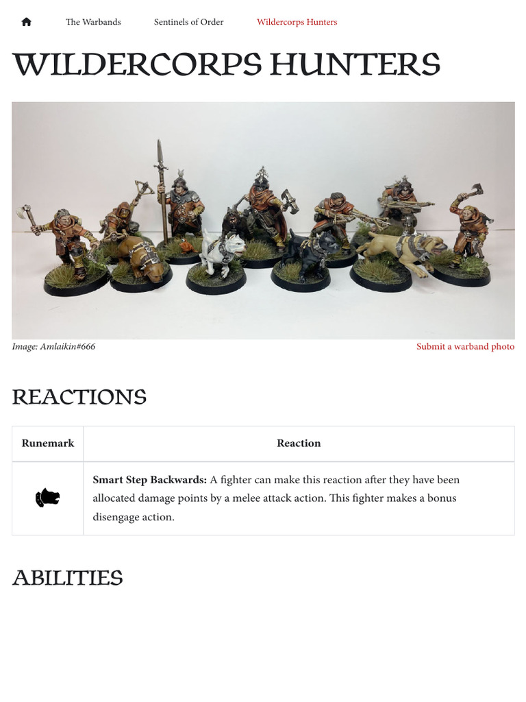 Wildercorps Hunters - Warcrier | PDF