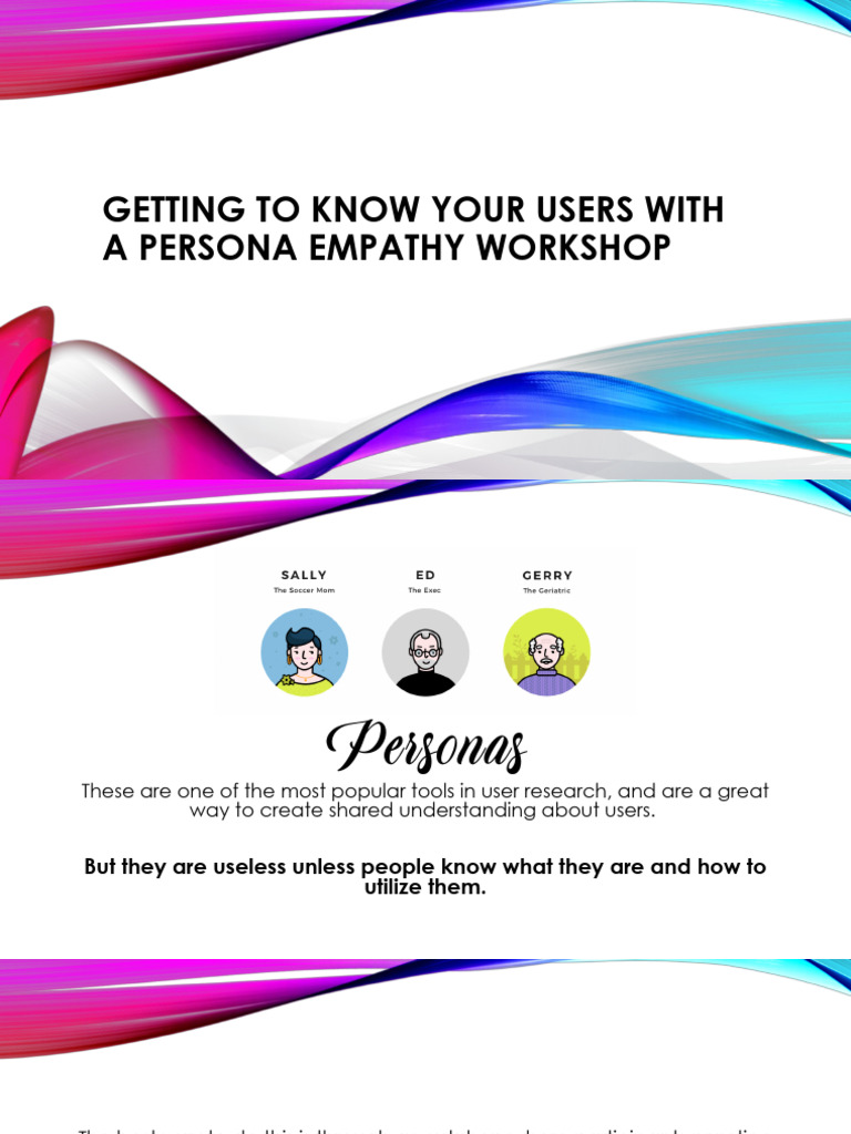 Unit 2.2 - Persona Empathy Workshop | PDF | Empathy | Experience Unit 2.2 - Persona Empathy Workshop | PDF | Empathy | Experience