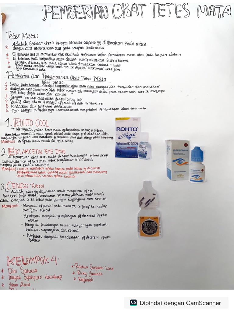 Poster Obat Tetes Mata | PDF