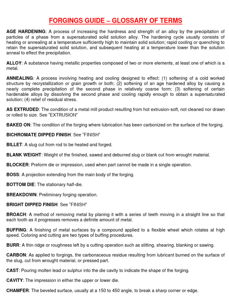 Forging Term 2 | PDF | Forging | Stress (Mechanics)