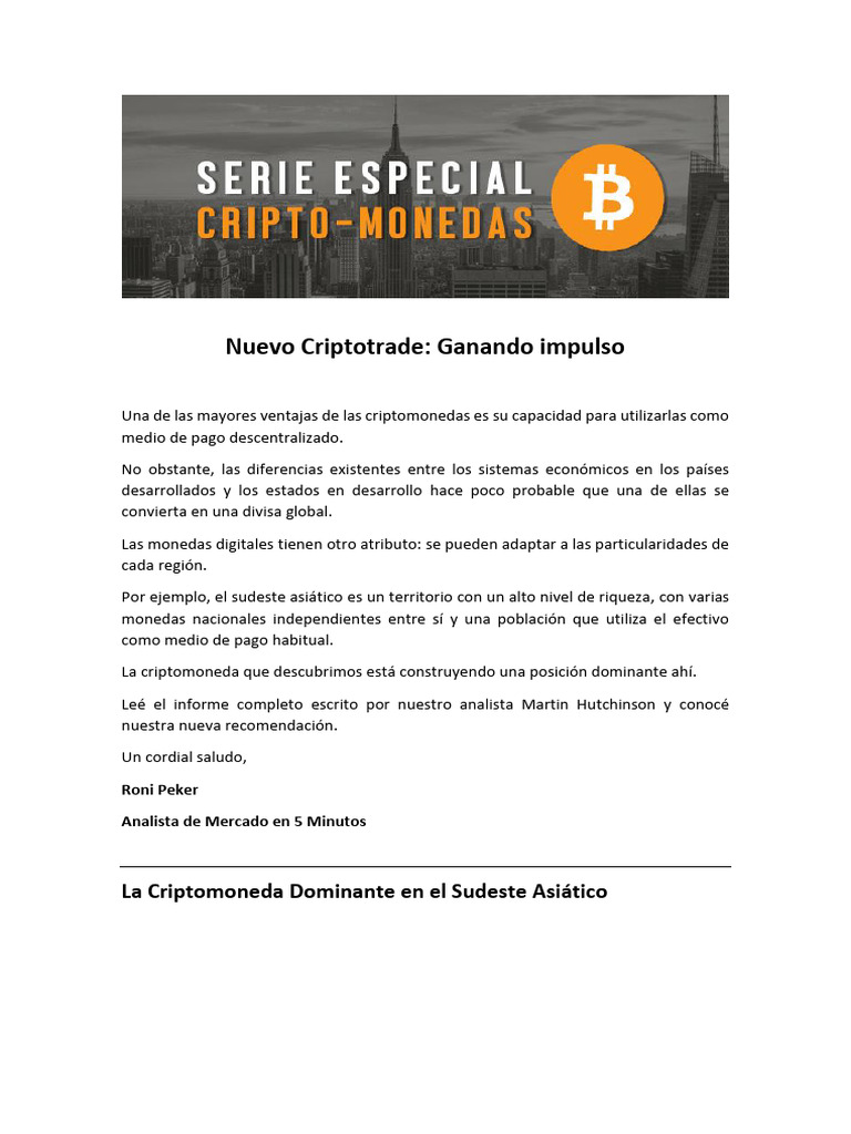 #5 - El Cripto-Trade | PDF | Criptomoneda | Efectivo