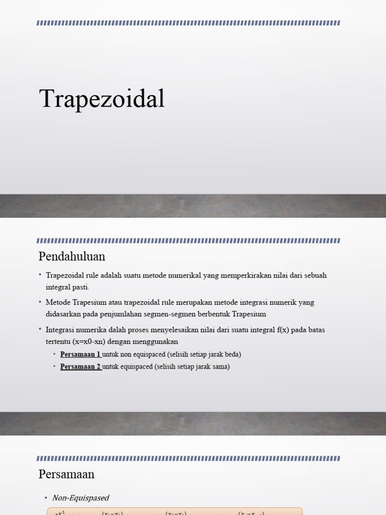 Metode Trapezoidal & Simpson | PDF