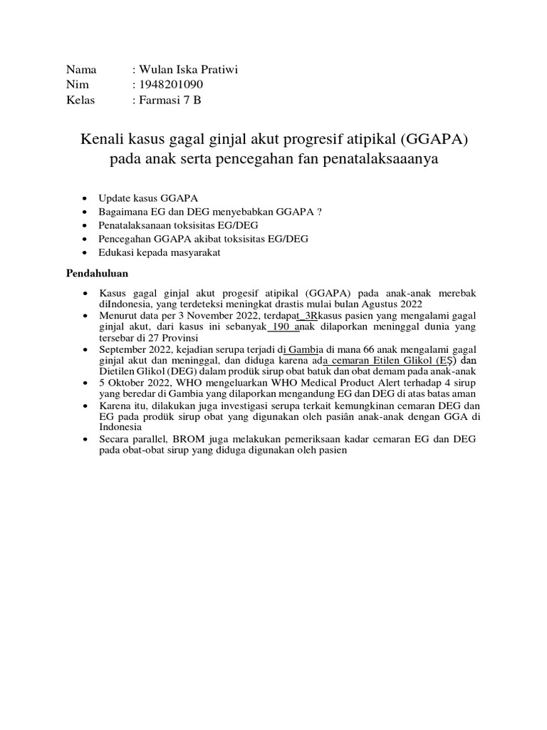 Resume Kuliah Tamu | PDF