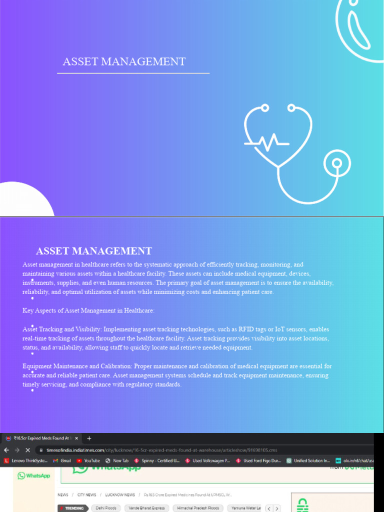 Asset Management | Download Free PDF | Health Care | Automation