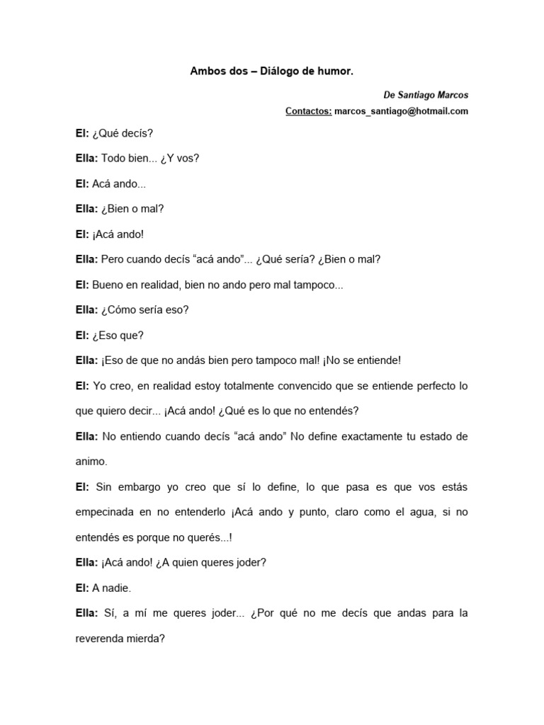 Ambos Dos | PDF