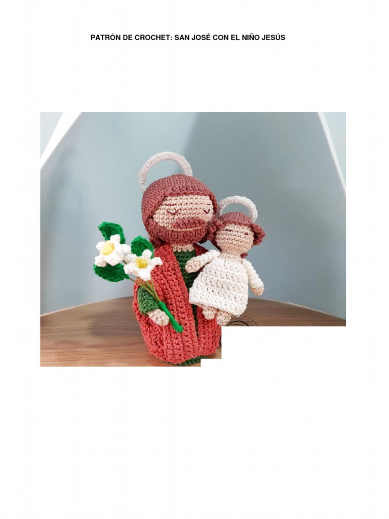 SAN JOSE CON EL NIÑO DE JESUS | PDF | Tejer | Arte popular