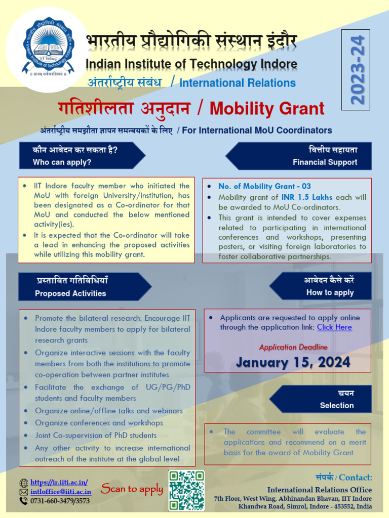 Flyer - Mobility Grant | PDF