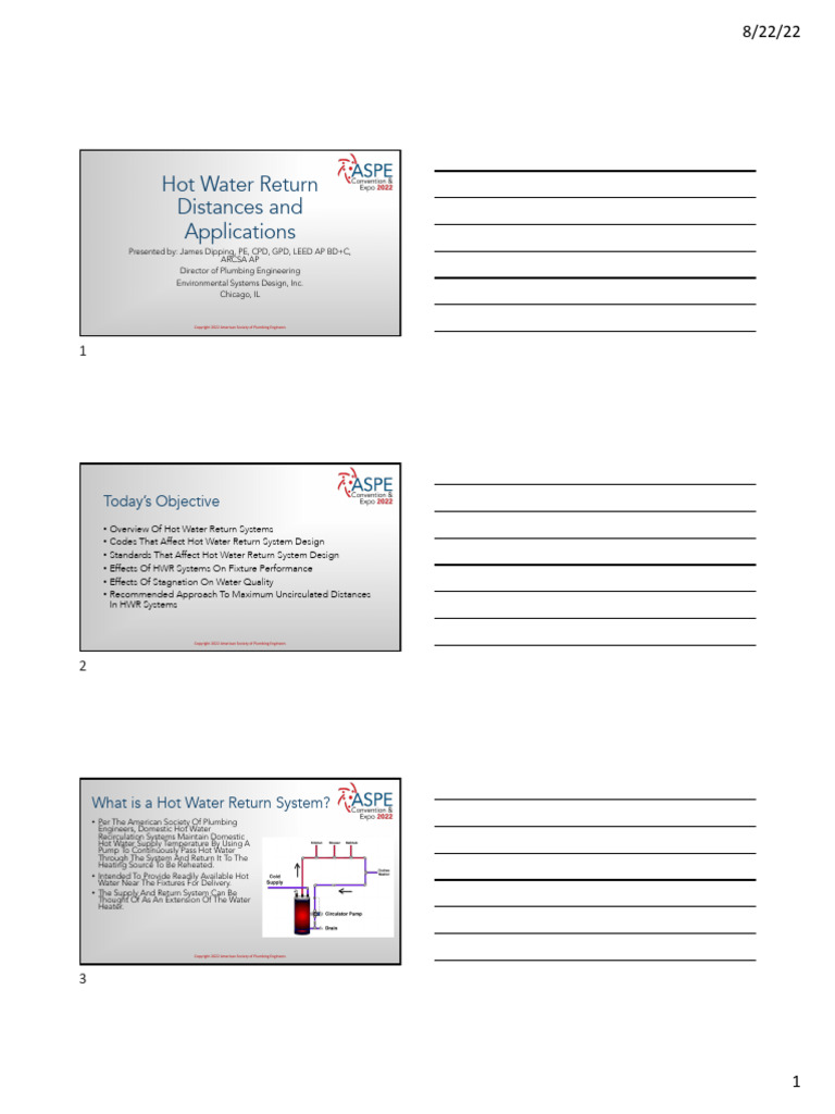 Hot Water Return Systems and Applications | PDF | Water Heating | Plumbing