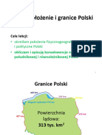 Położenie I Obszar Polski. Regiony Fizycznogeograficzne | PDF