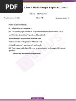 Maths Class 7th Question Paper | PDF