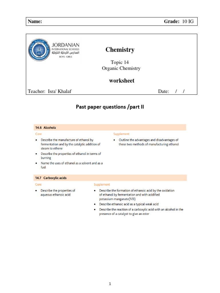 Revision Topic 14 Part 2 | PDF