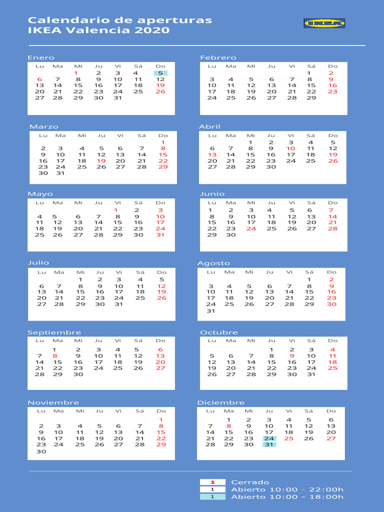 Calendario General 2020 | PDF