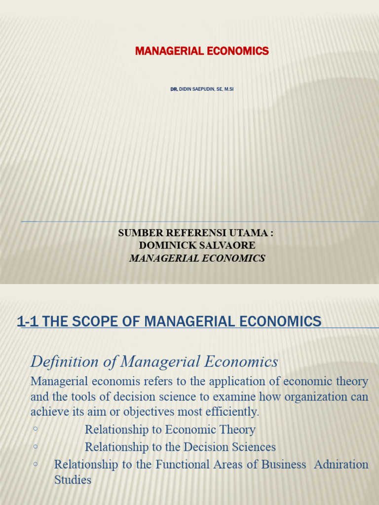 Managerial Economics | PDF | Long Run And Short Run | Price Elasticity ...