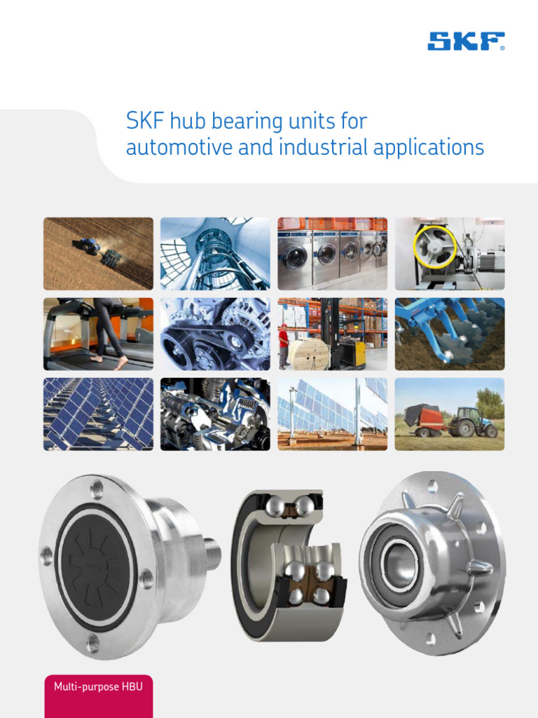 SKF Hub Bearing Units Overview | PDF | Bearing (Mechanical) | Viscosity