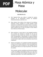 Ejercicios Moles-Moleculas-Y-Masa-Molar PDF | PDF | Mole (Unidad ...
