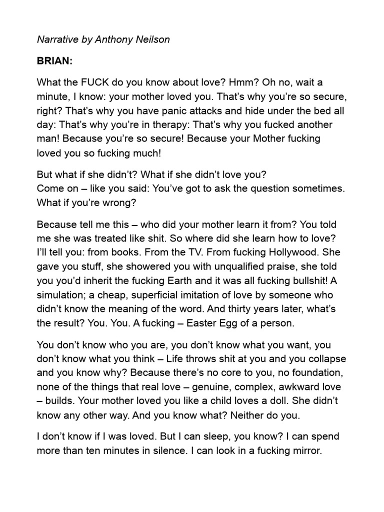 Narrative Brian Monologue | PDF