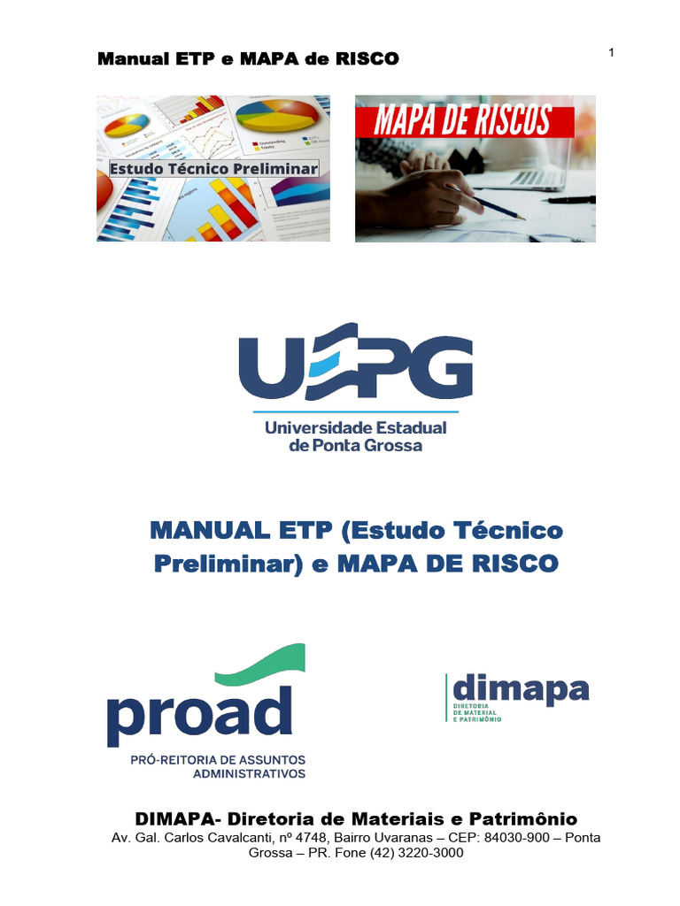 Manual Etp Mapa de Risco Treinamento 2023 Versao Dimapa Versao Finalizada 0507 Vs1 | PDF ...