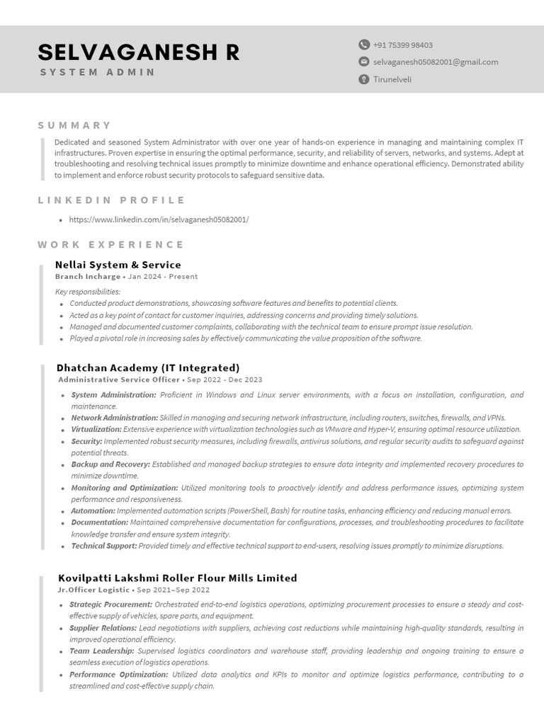 System Adminstrator Pdf Computer Security Security