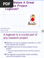 Research Log Book | PDF | Experiment | Books