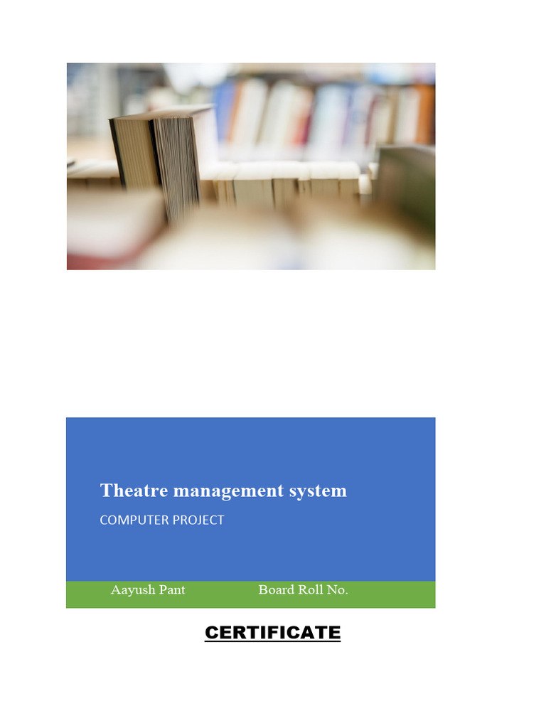 At Final Cs Porject Report | PDF | Databases | Software