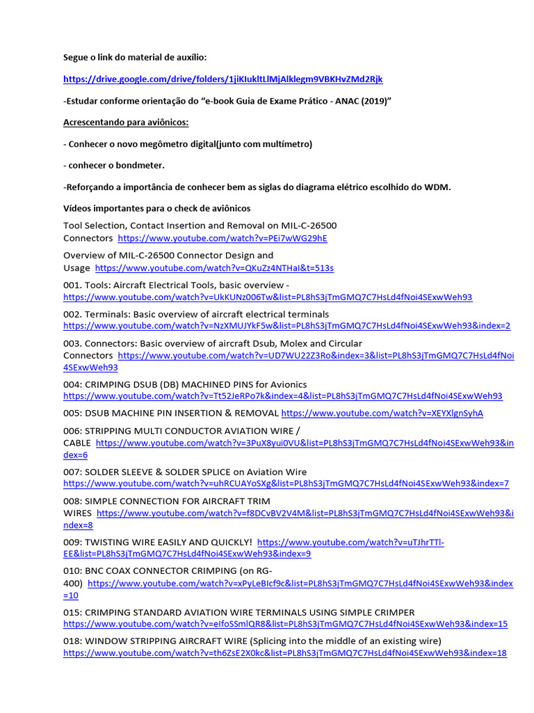 ANAC Avionics Exam Study Resources | PDF | Technology & Engineering