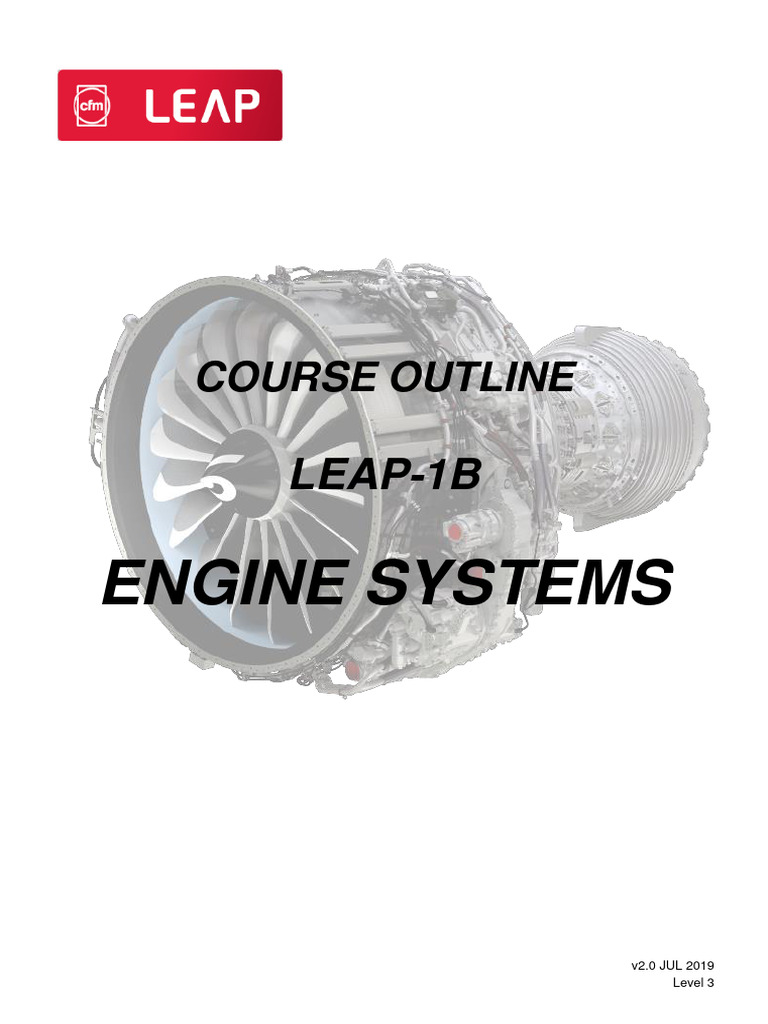 LEAP-1B Engine Systems Course Outline | PDF | Ignition System | Engines