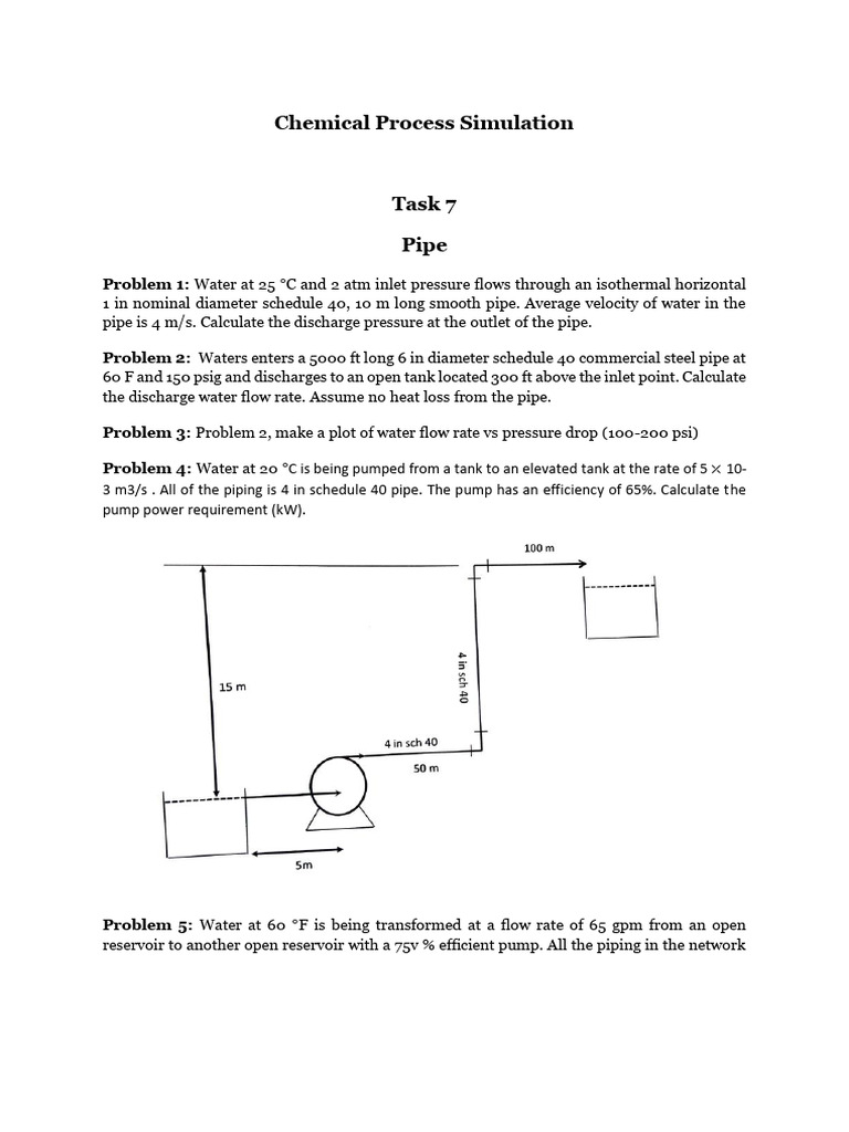 Chemical Process Simulation Pdf Chemical Reactor Pump